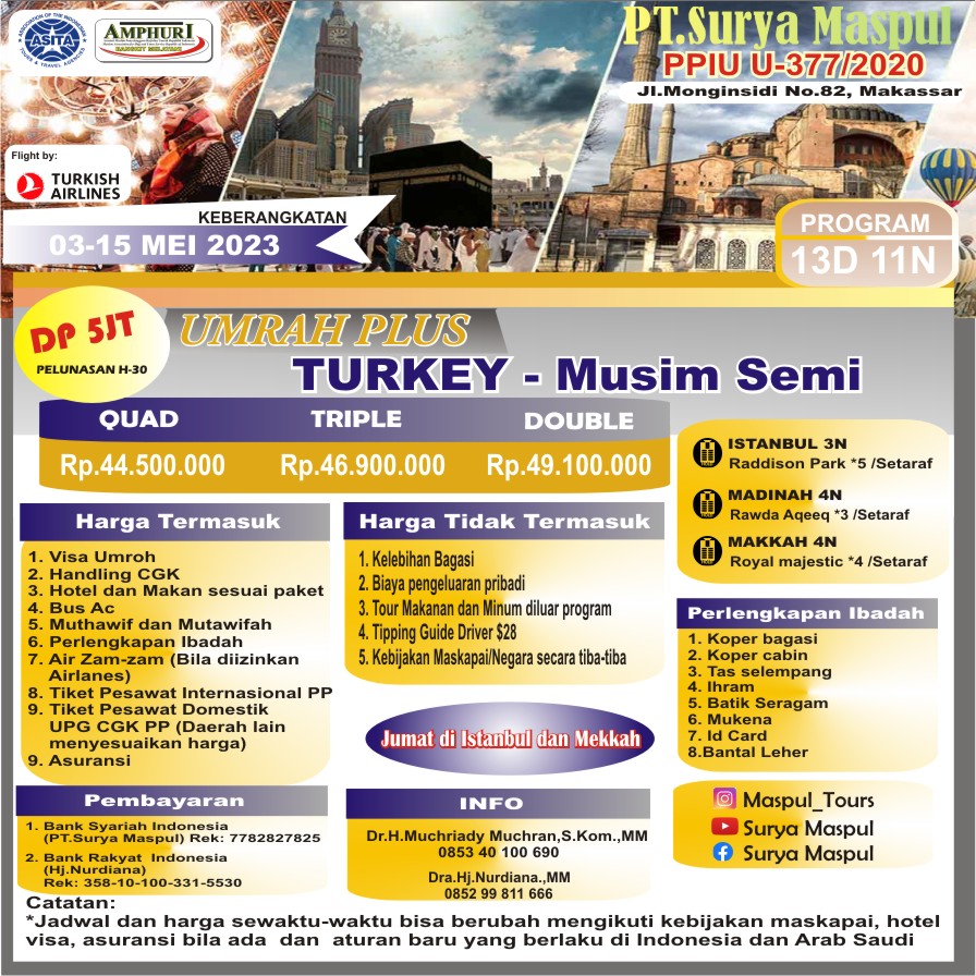 Wisata Muslim - PT. Surya Maspul